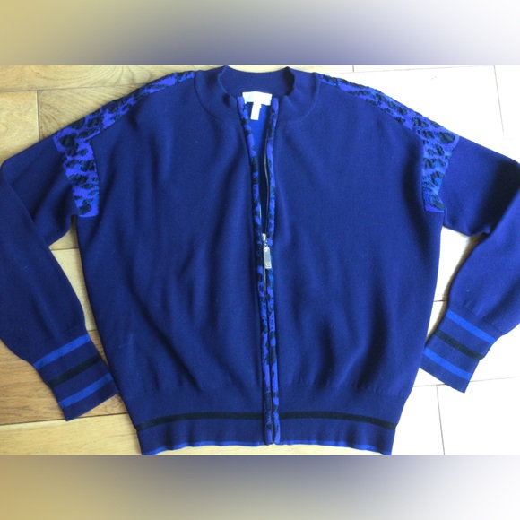 Escada | Sweaters | Escada Blue Viscose Sweater | Poshmark